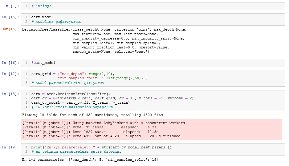 Python - CART (Sınıflandırma)