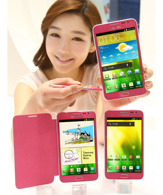 Samsung Announced Pink Galaxy Note in Korea Tech Images | All