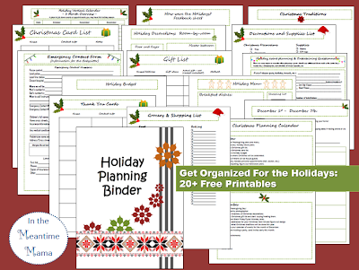 In The Meantime Mama: Holiday Planning Binder {Checklists and Printables}