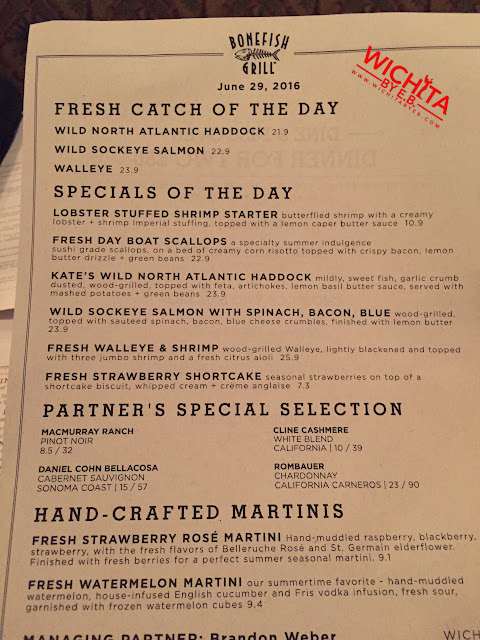Bonefish Grill's New Summer Seasonal Menu | Wichita By E.B.