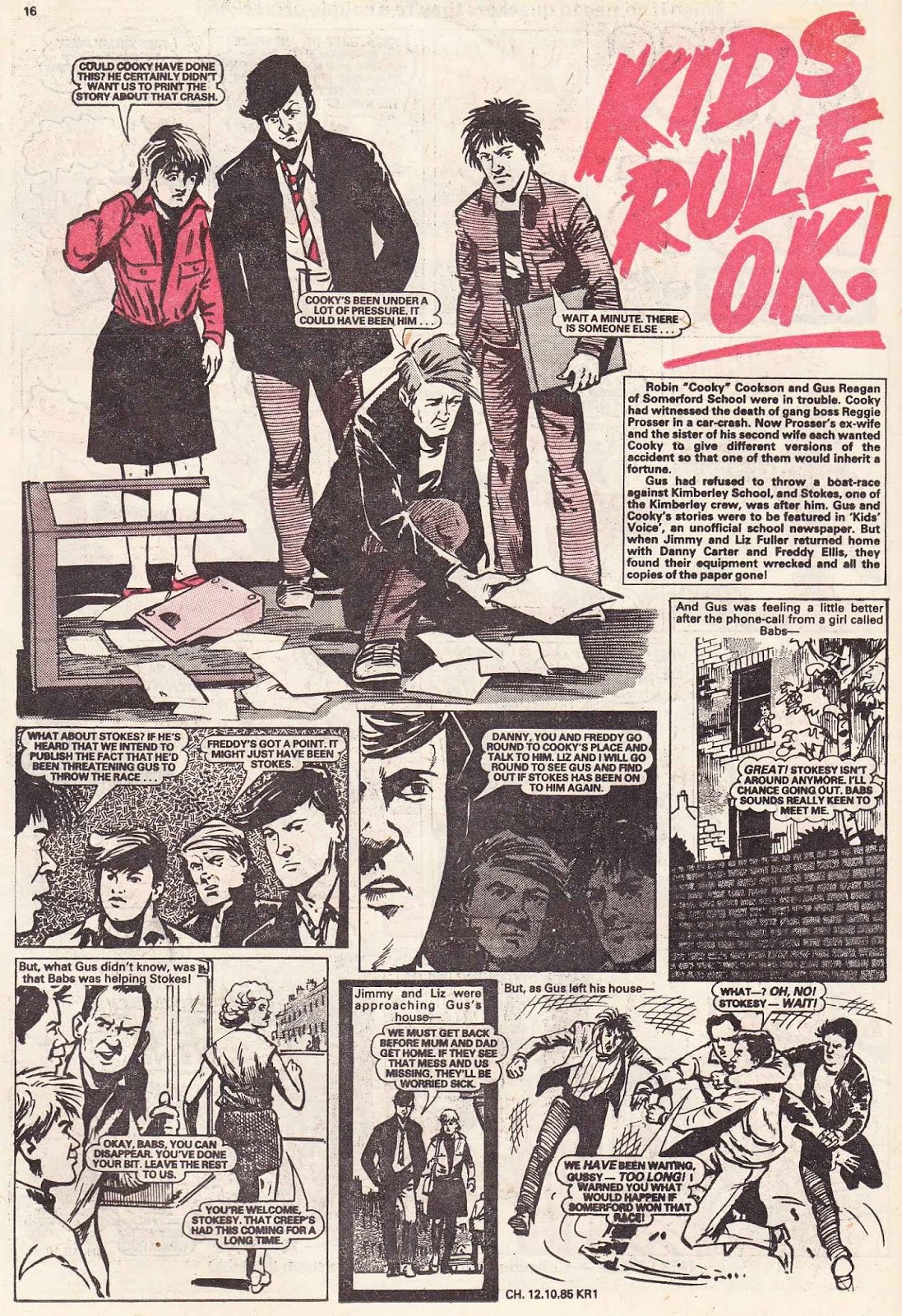 Old-fashioned Comics: Kids Rule OK - Jack Adrian & Mike White. UK ...