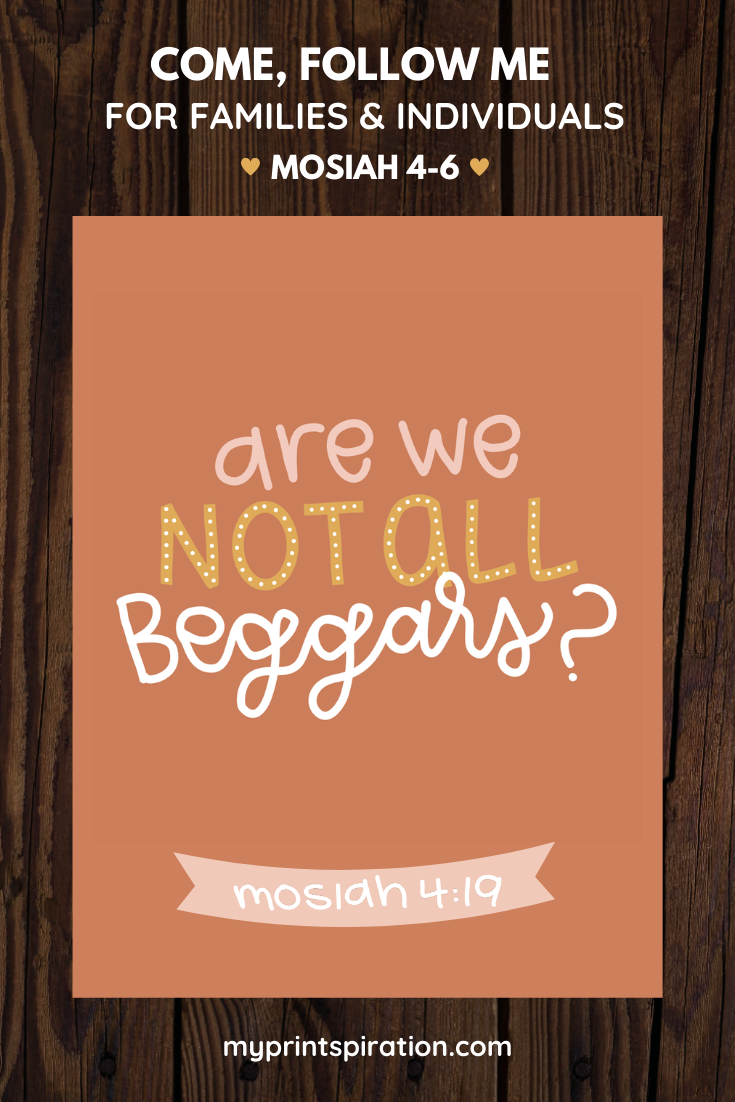 Printspiration: april 20 - 26 -- mosiah 4-6 -- a mighty change