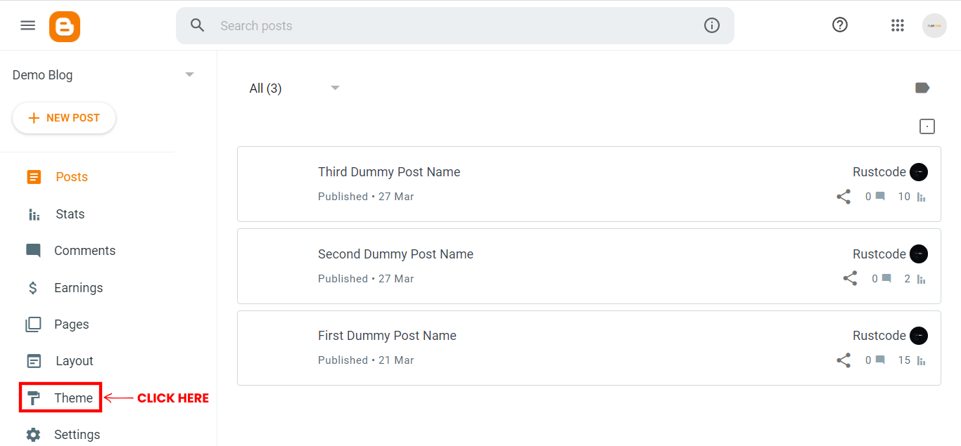 How To Edit Blogger Template XML And CSS | RUSTCODE