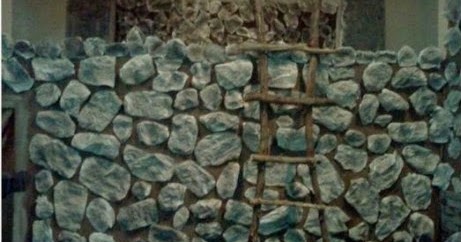 Exploring Biblical Places and Times: Making a Rock Wall With Crumpled Paper