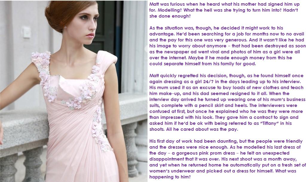 Emily's TG Captions: Becoming Tiffany - Matt the model (3/6)