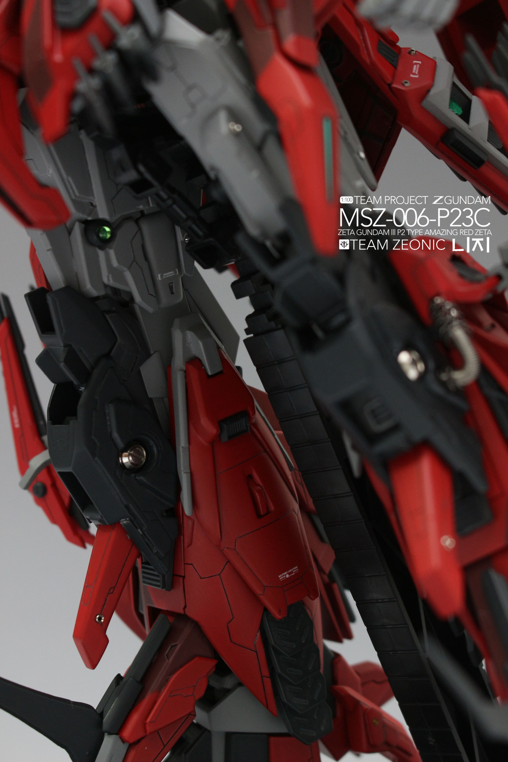 GUNDAM GUY: MG 1/100 MSZ-006-P23C Amazing Red Zeta Gundam - Customized ...