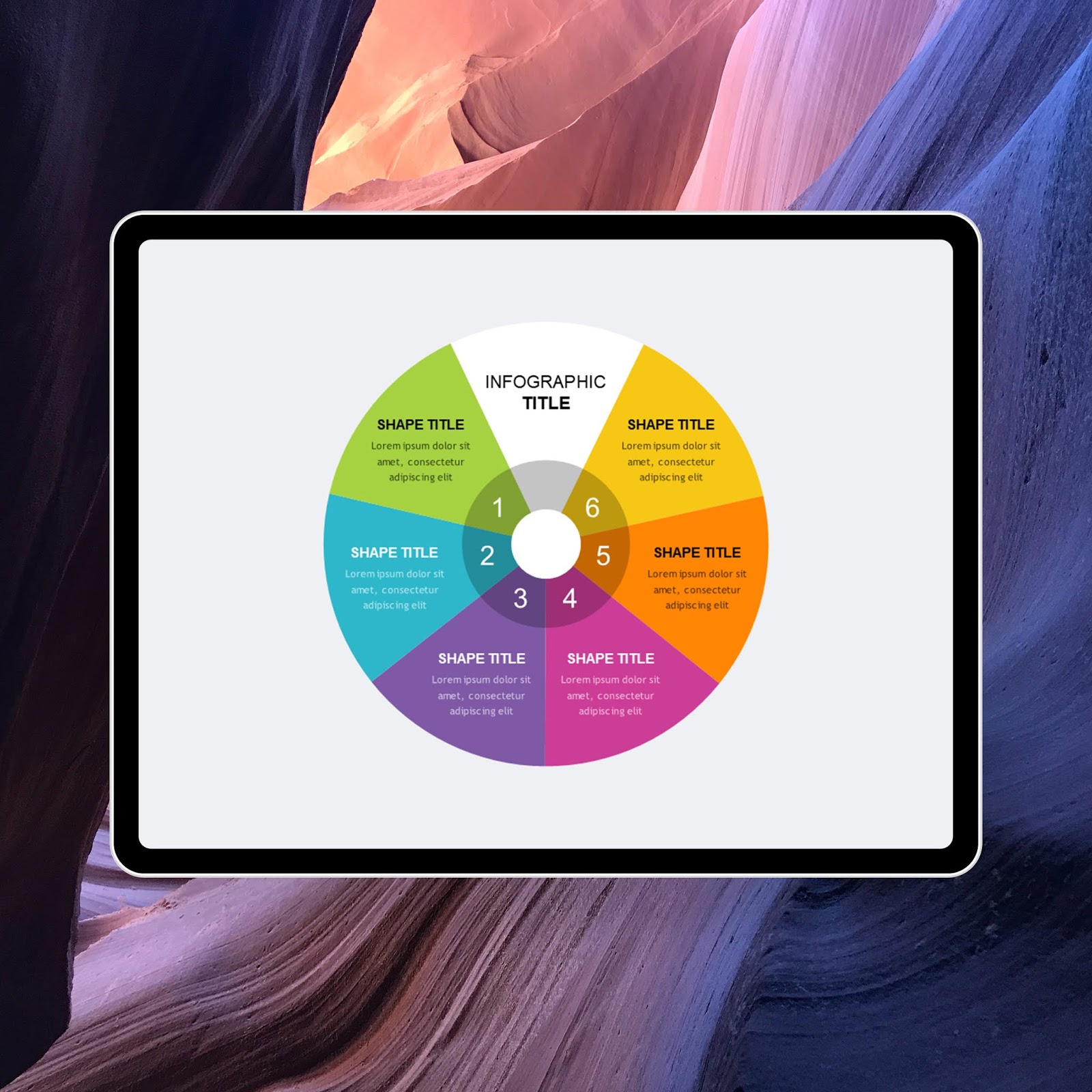 Pie Color Section PowerPoint Templates - PowerPoint Free