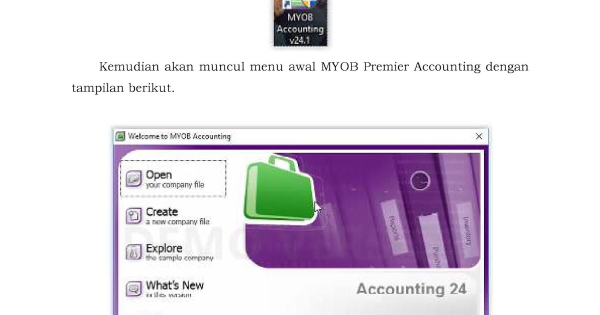 Modul MYOB Acc 01