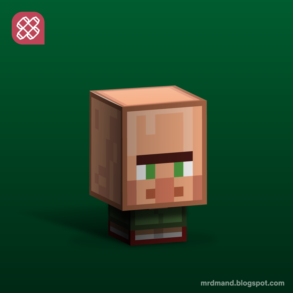 Dmand: Mini Papercraft: Minecraft Papertoys