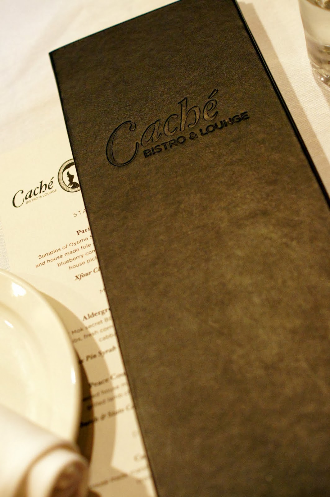 Mashed Thoughts: Caché Bistro & Lounge Menu Tasting