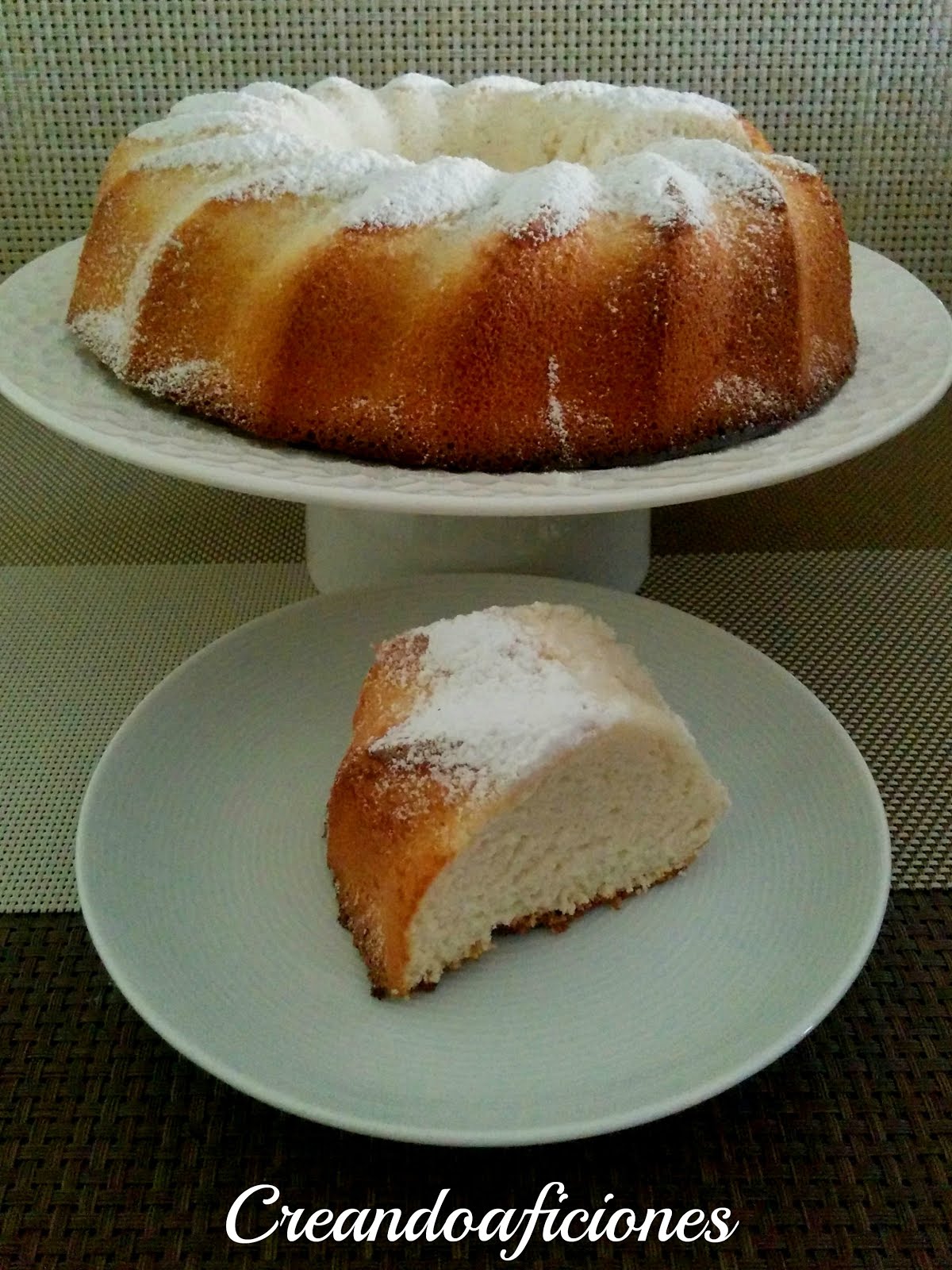 Pastel de ángel o Angel food cake