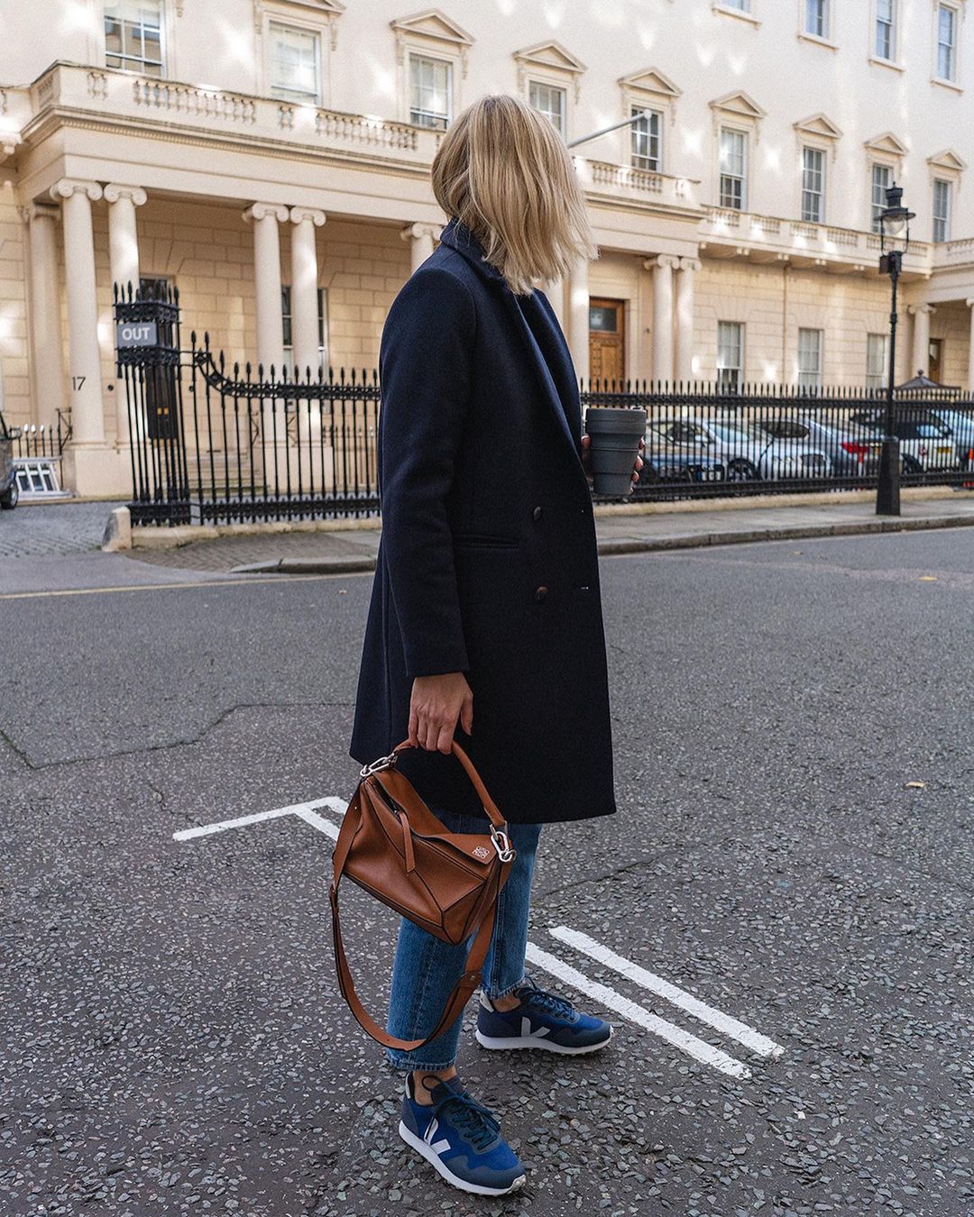 10 Simple and easy ways to style a classic navy blue coat. | Melody Jacob
