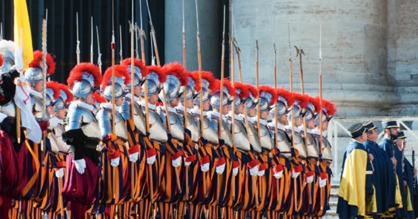 THE EUROPEAN HISTORY: Stand of the Swiss Guards 1527 CE