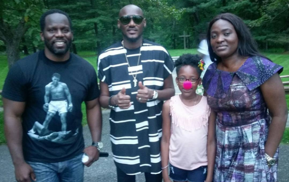2face & Pero Adeniyi celebrate their daughter Ehi's 10th birthday (photos)