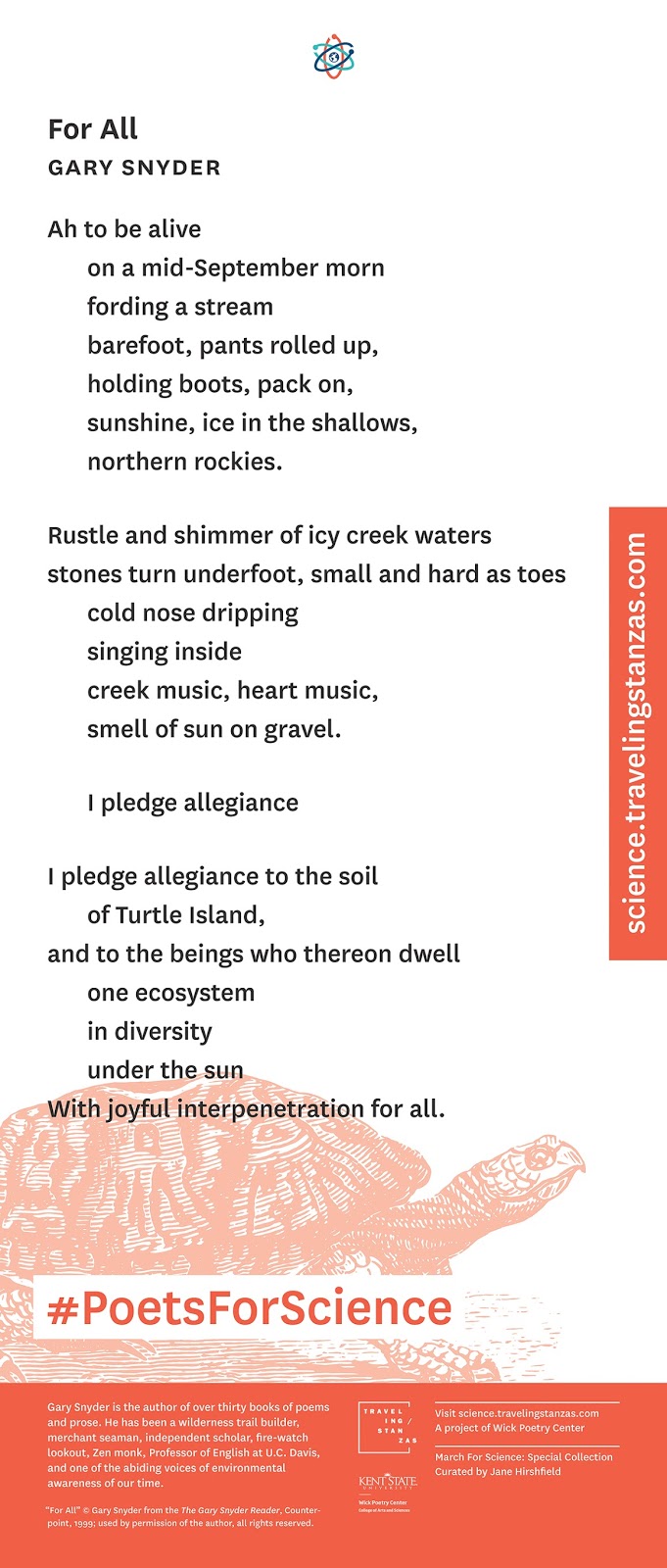 Michael Shay's Hummingbirdminds: Gary Snyder: "I pledge allegiance to ...