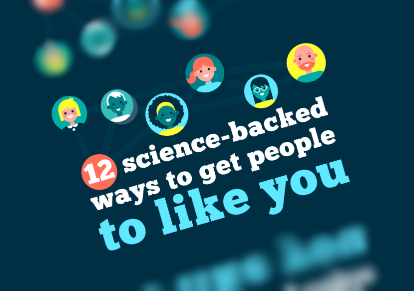 12 Ways to Get More People to like You (infographic)