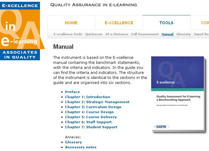 @Ignatia Webs: Measuring Quality in eLearning through 33 indicators
