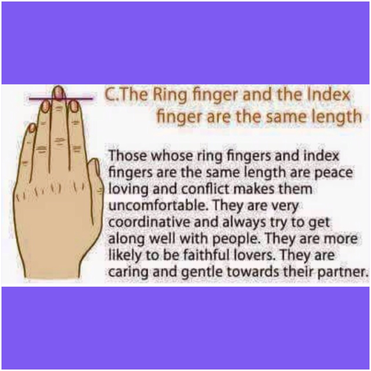 YOUR FINGERS SHOWS WHO YOU ARE. something you dont know😏