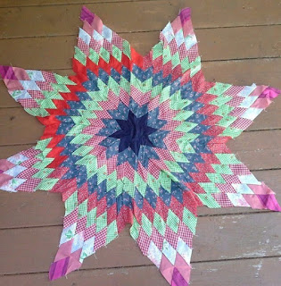 Cloud of Quilt Patterns: Not Square Blocks: Diamond Shaped Blocks 1