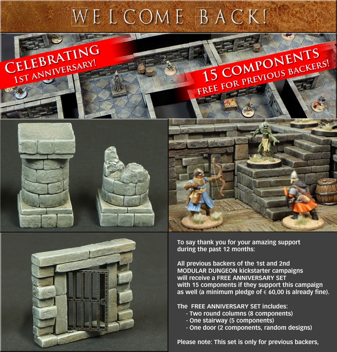 Tabletop Fix: Modular Dungeon - Kickstarter Ending Soon