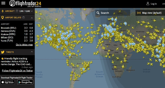 Cartographie numérique: Visualiser les flux aériens et les aéroports ...