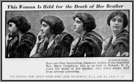 Unknown Gender History: Mary Creighton, New Jersey Serial Killer: She ...