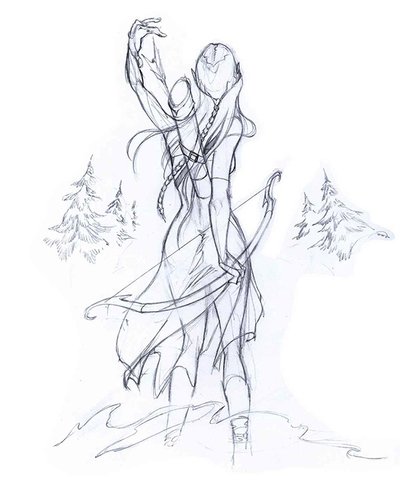 - Illustrations by Danilo Sanino -: Fantasy - Elves