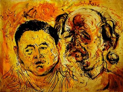 The work of painter Affandi (1907 - 1990) | Paintings Indonesia - Gallery
