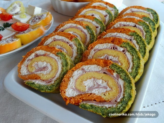 ŠARENI SLANI ROLAT ~ Recepti i Ideje