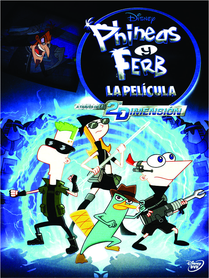 CATALOGO: PHINEAS & FERB A TRAVEZ DE LA SEGUNDA DIMENSION