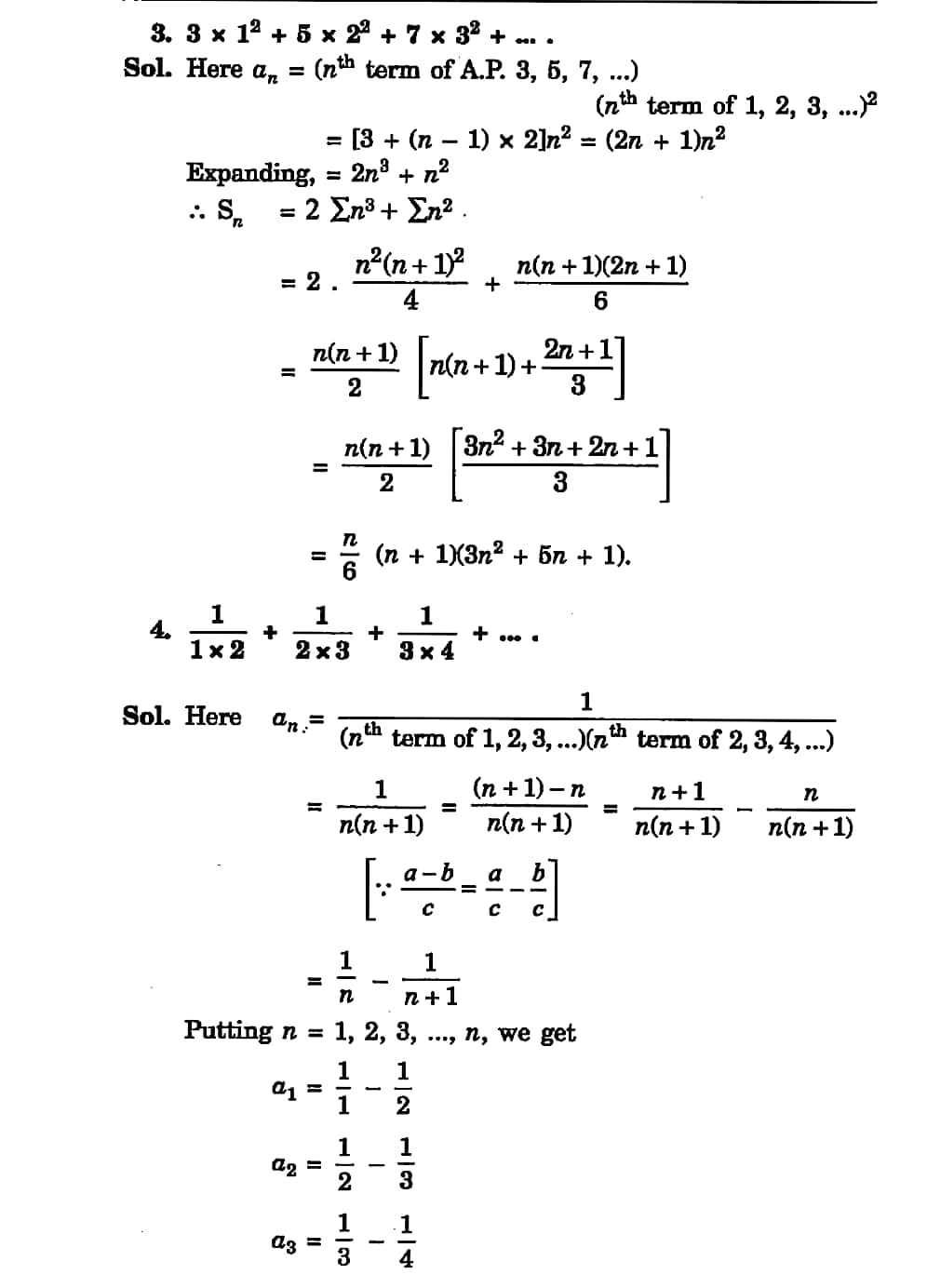 Sequences and series class 11 math - Studypur