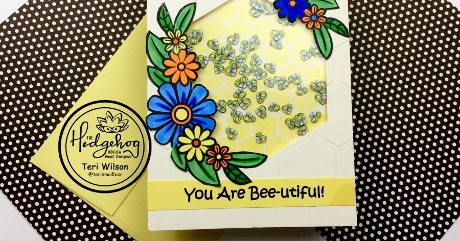 Teri’s Mailbox: Busy Bee card with HedgehogHollow