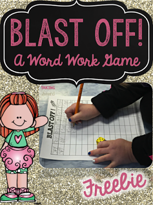 Word Work Fun with Blast Off! - Taking on Second