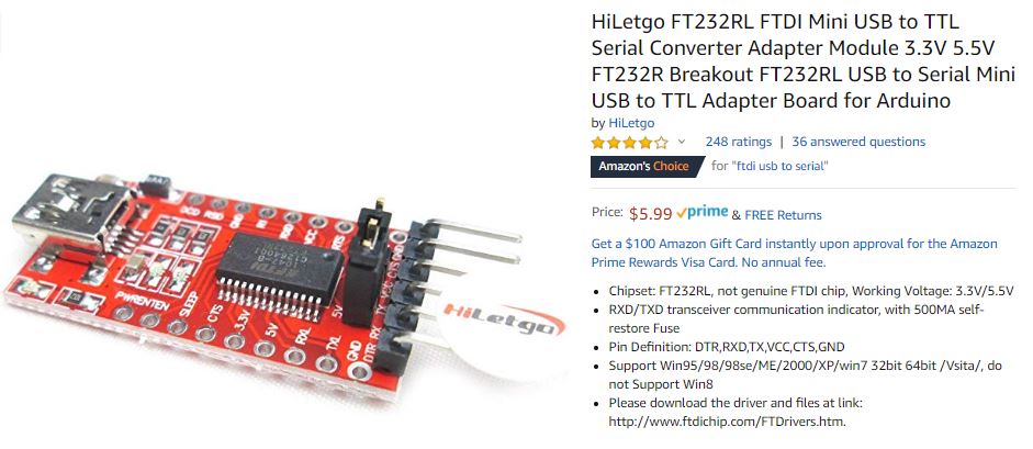 Arduino Project: Program ESP8266-01 with USB to ESP8266 Adapter for Arduino