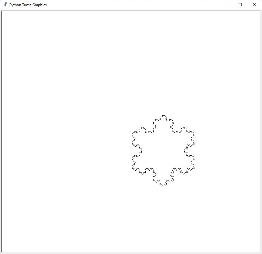 Le bloc notes en vrac d'un prof TIM : Python fractal et turtle