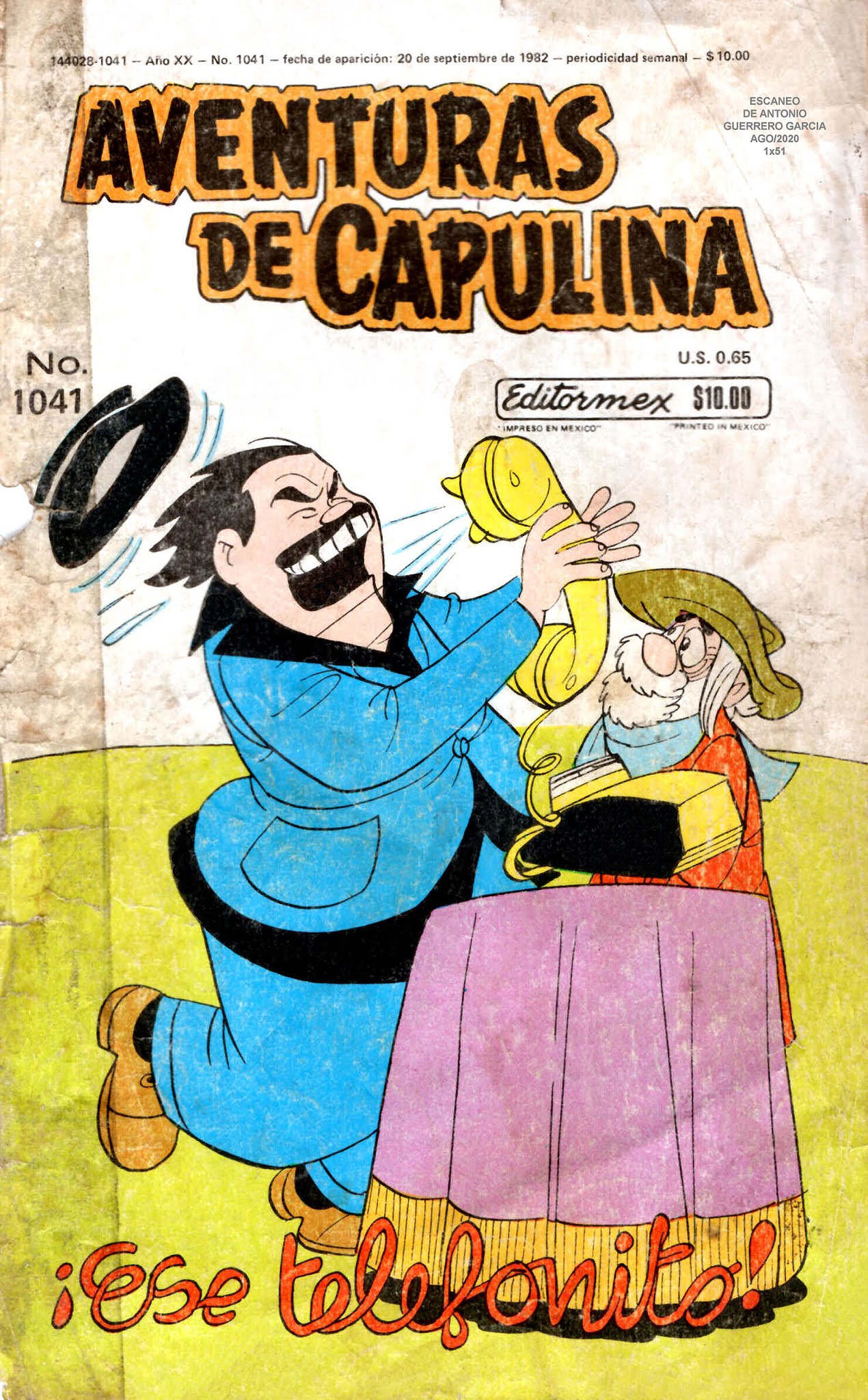 La Revistaría de Librada: Aventuras de Capulina No. 1041, “¡Ese ...