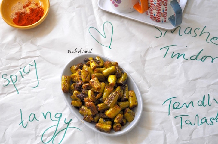 Pinch Of Swad - taste that hits the spot!: Tendli(Tindora) Talasani ...