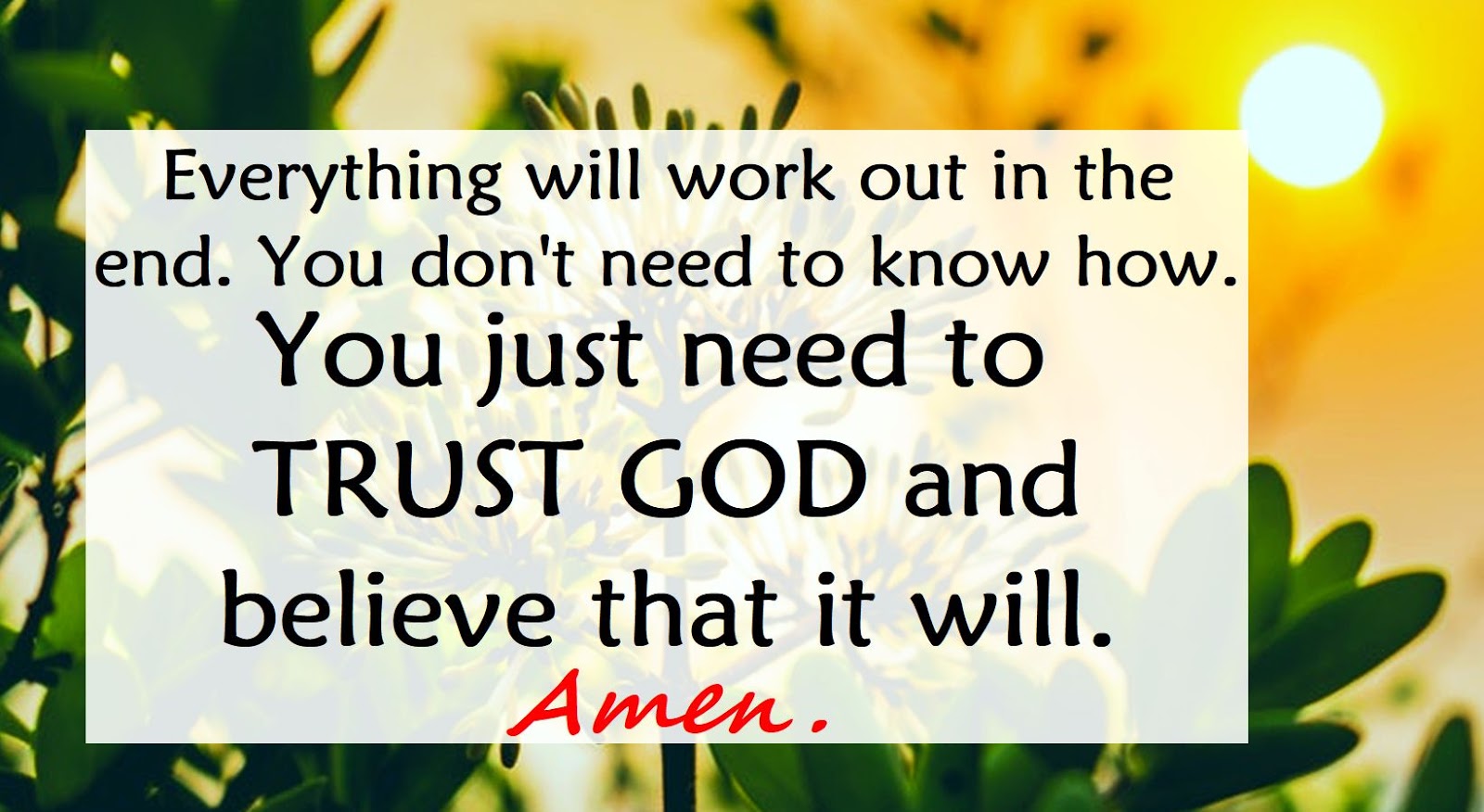 In the end the Lord is winning!