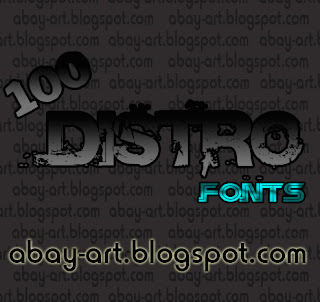 100 Distro Fonts Part 3 | Abay Blog