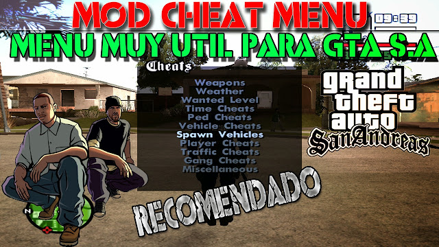 Cheath Menus | GTA SA mods y mas