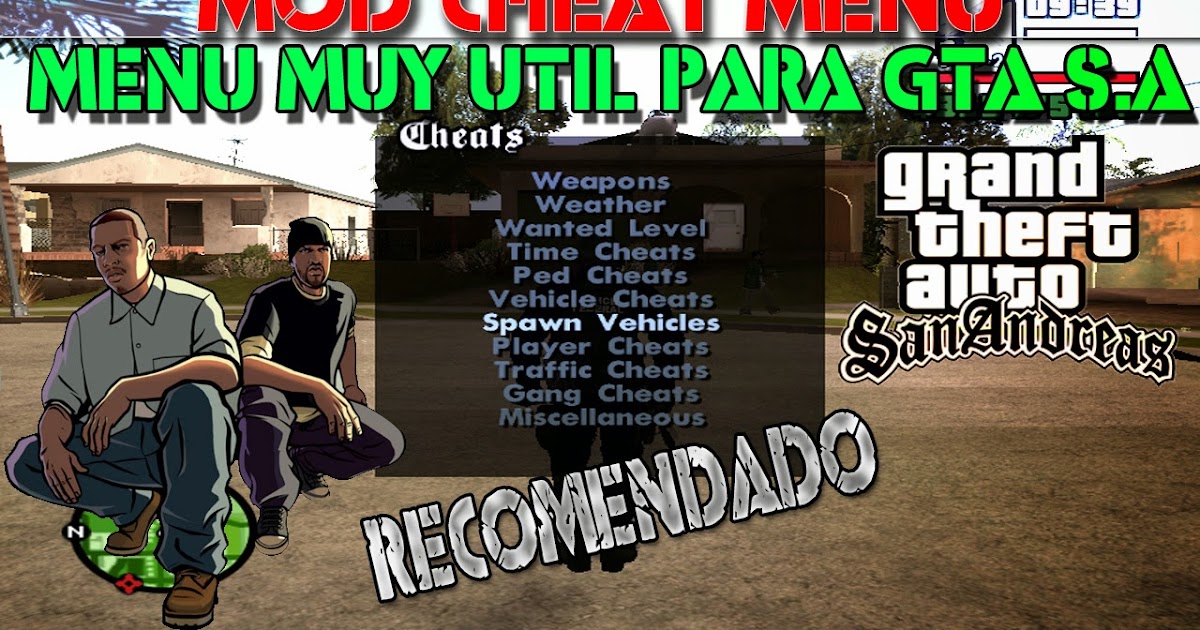 Cheath Menus | GTA SA mods y mas