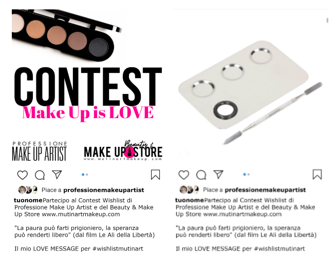 Contest ufficiale Make Up is LOVE - In palio gift card fino a €200 ...