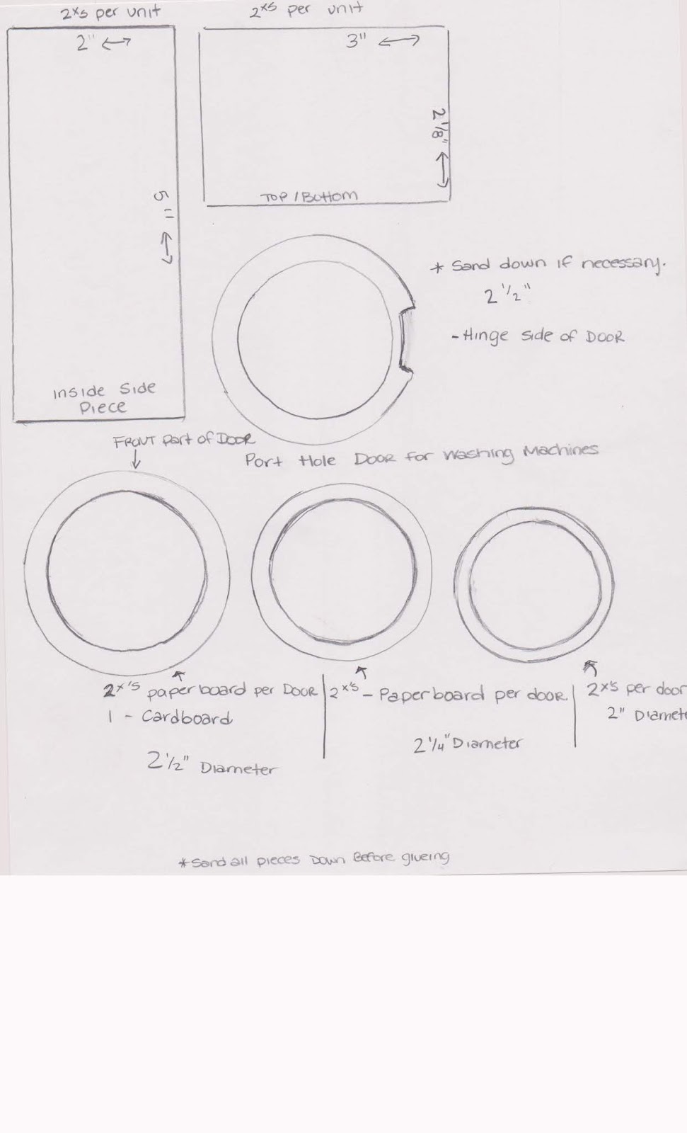 Chloe's Dollhouse Things: Washer/Dryer Template