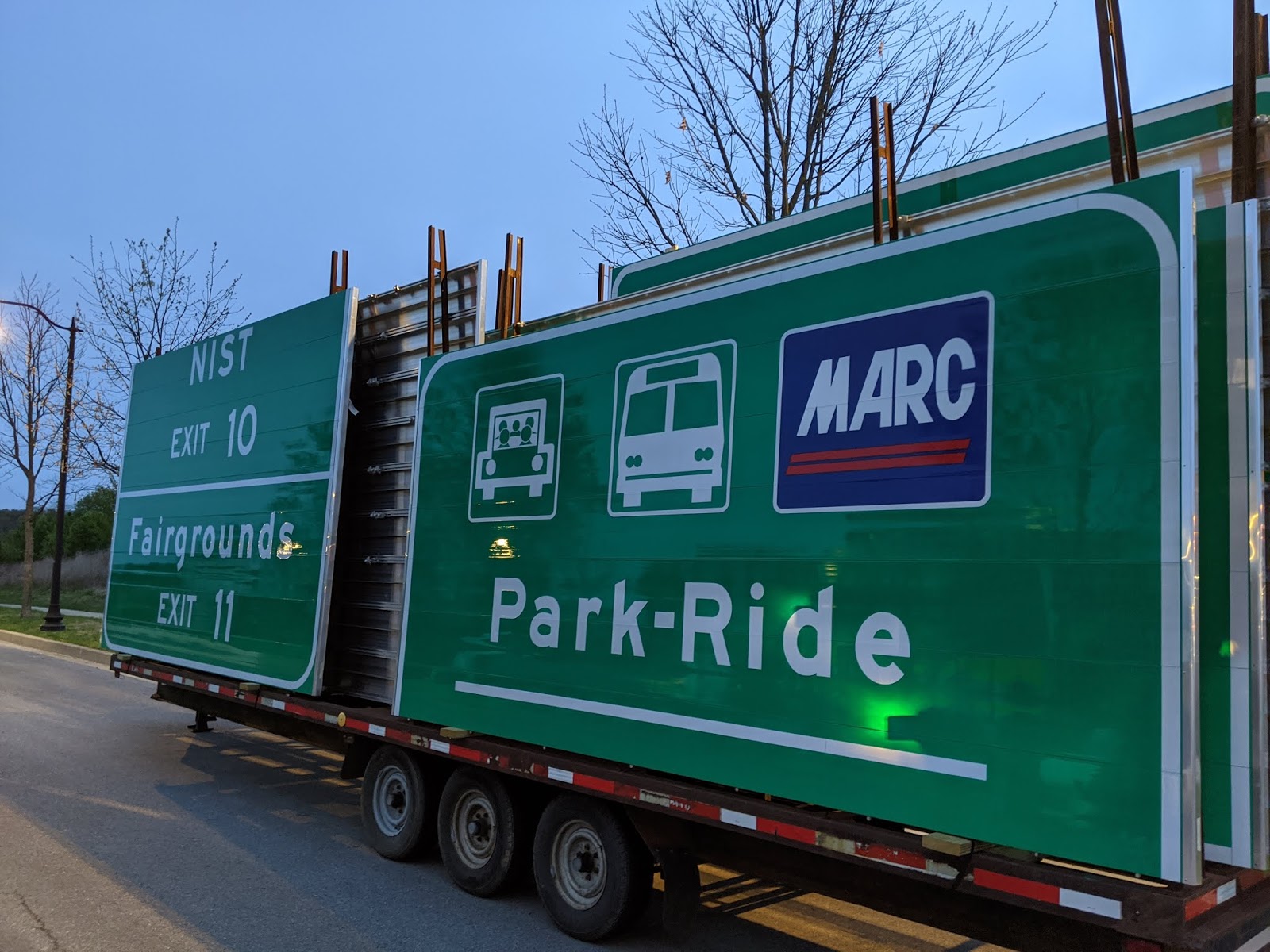 Rockville Nights: Sneak peek: Watkins Mill interchange highway signs ...