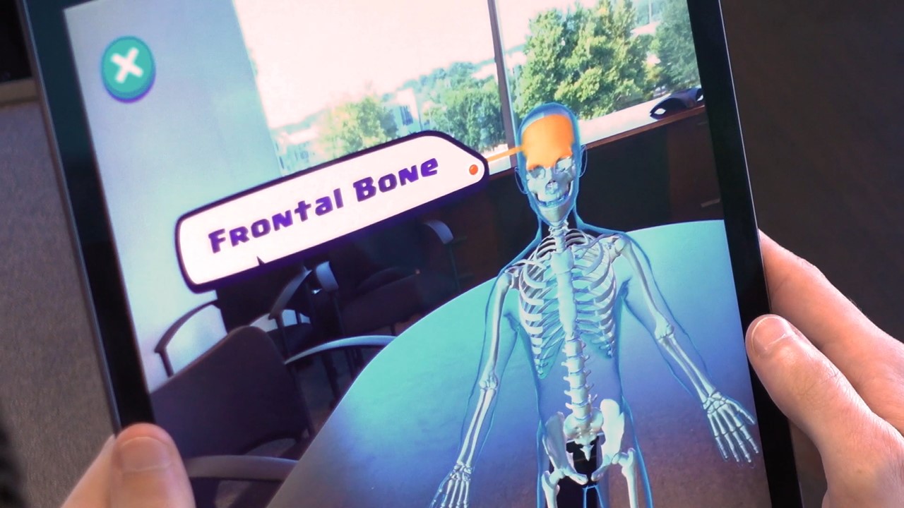 AR Serious Game To Explore Skeletal Anatomy