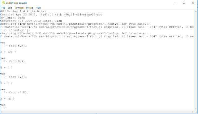 Curly-Code: Write a Prolog program to calculate the factorial of a ... Curly-Code: Write a Prolog program to calculate the factorial of a ...