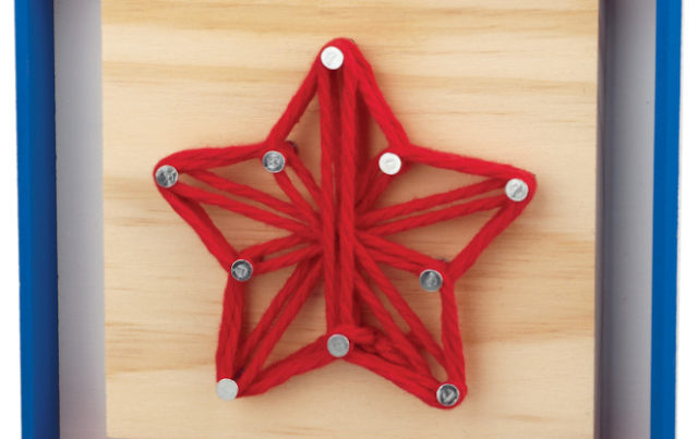 FREE Star String Art - Freestuffmom