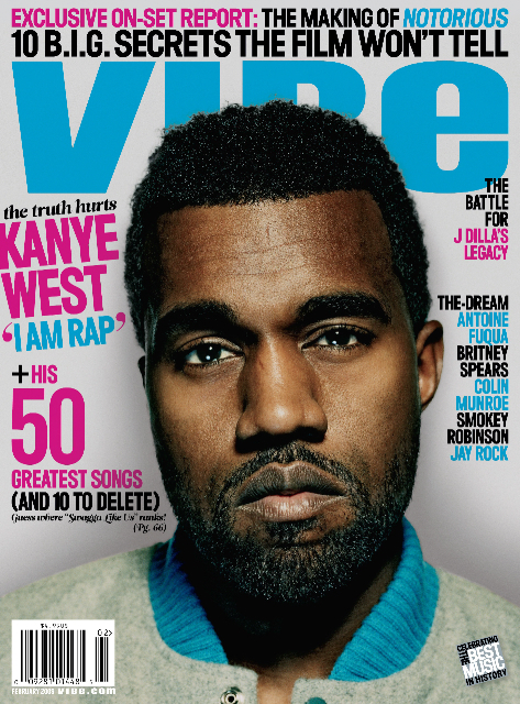 AS Magazine: VIBE magazine cover and contents page
