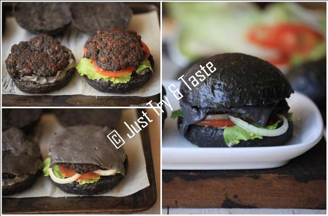 Obsesi Roti 39: Resep Membuat Burger Hitam - Si Kuro burger yang ...