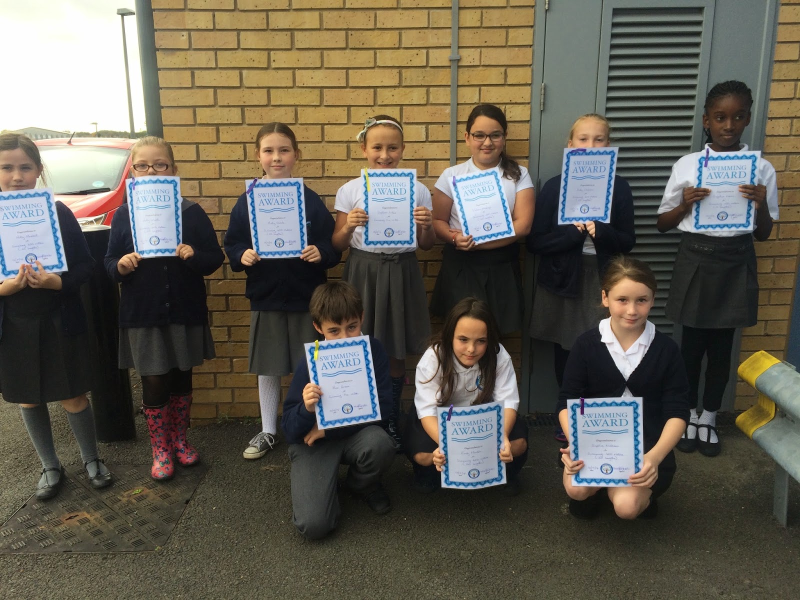 Broadford Primary: Swimming Awards: